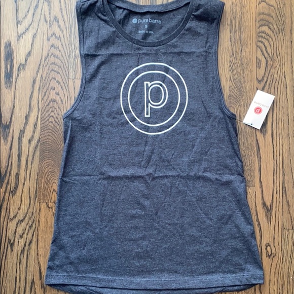 Pure Barre | Tops | Pure Barre Dark Grey Heather Muscle Tank | Poshmark